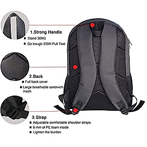 mdbozli New England Custom Football Backpack 3 Piece Set Add Your Name And Nume School Bag with Lunch Box and Pen Case Set Gift for Boys Girls