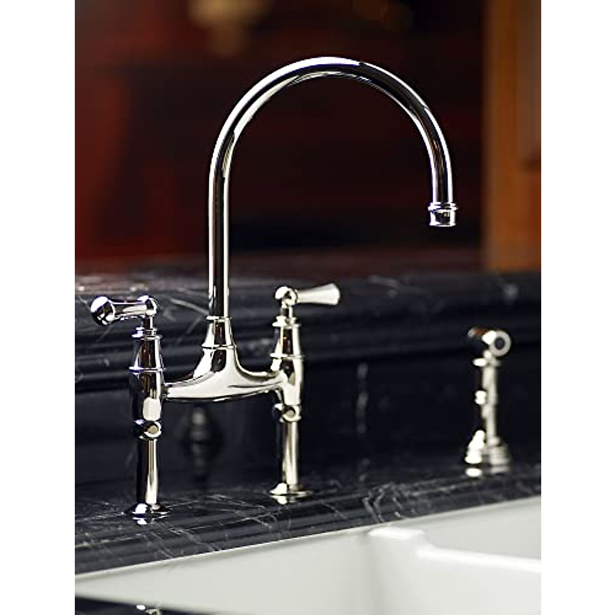 Rohl U.4719L-APC-2 Kitchen FAUCETS, Polished Chrome