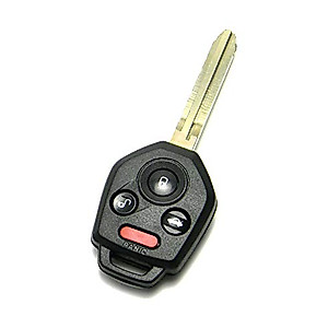 OEM Electronic 4-Button Remote Head Key Fob Compatible With Subaru (FCC ID: CWTWB1U811, P/N: 57497-AL00A, 57497-FJ230)