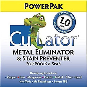 CuLator Metal Eliminator and Stain Preventer for Pools & Spas--6 Month Supply