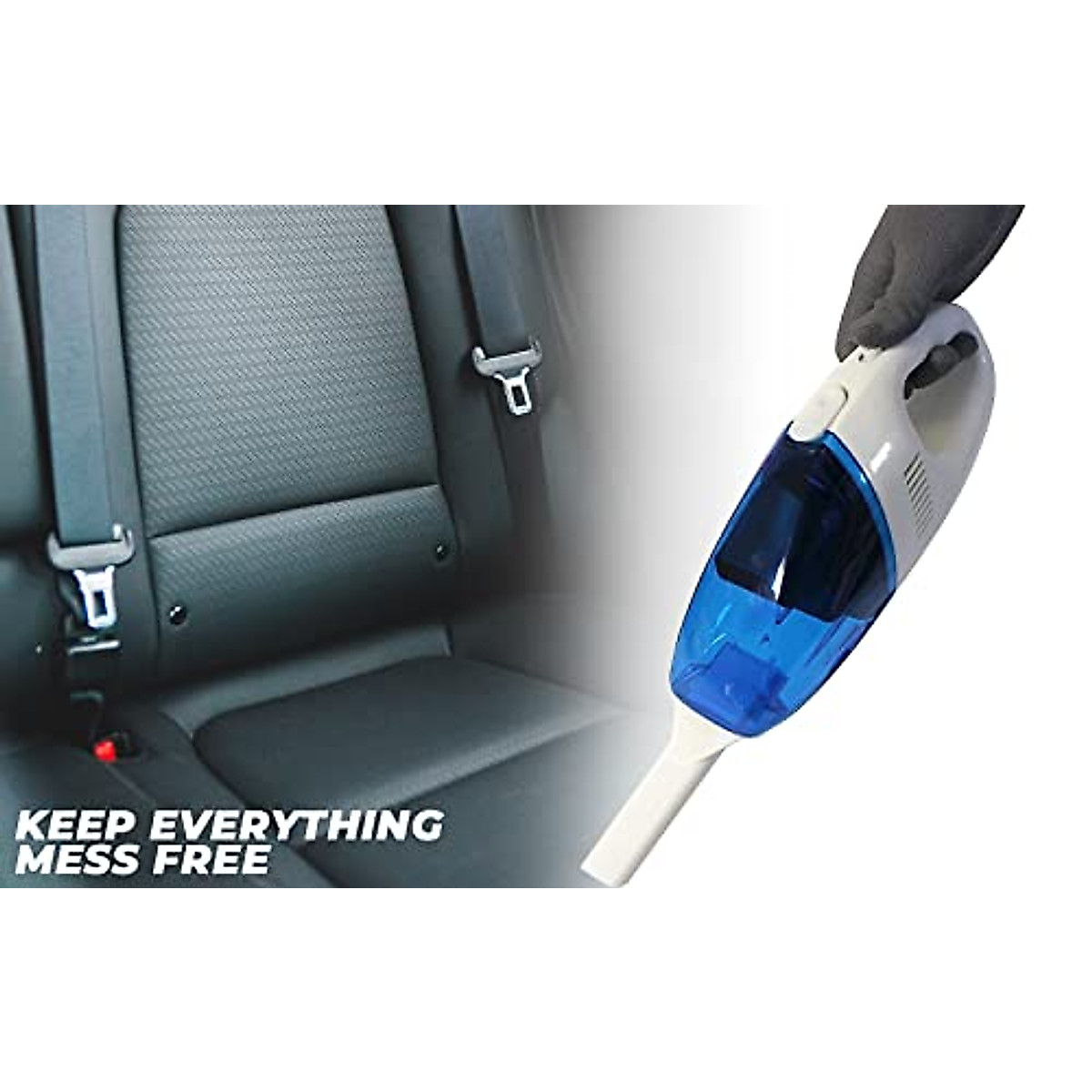 VViViD REV 12V Automotive Compact Handheld Vacuum Cleaner