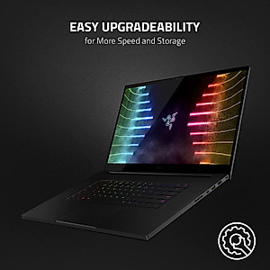 Razer Blade 17 Gaming Laptop: NVIDIA GeForce RTX 3060-11th Gen Intel 8-Core i7 CPU - 17.3" FHD 360Hz - 16GB RAM - 1TB SSD - Chroma RGB - Thunderbolt 3 - SD Card Reader