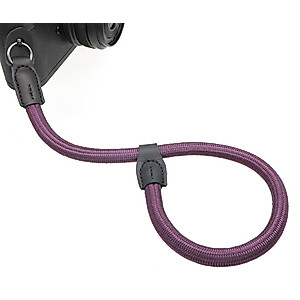 HITHUT Quick Release Camera Hand Strap Wrist Strap for SLR DSLR Digital Mirrorless Cameras Adjustable Purple