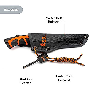 Survive Outdoors Longer Stoke Pivot Survival Folding Knife & Saw