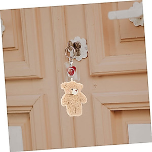 BESTOYARD 8 Pcs Key Chain Pendant Bear Purse Car Keychain for Women Baby Bath Mitten Fluffy Kawaii Keychain Car Key Ring Keychain for Backpacks Kawaii Bag Kid Accessories Cute Alloy