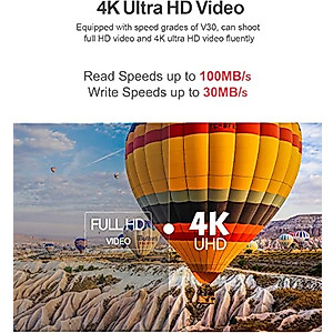 Netac 128GB Micro SD Card Micro Mini SD Card SDXC UHS-I Flash Memory Card, High Speed TF Card up to 100MB/s - Full HD Video Recording U3, Class10, V30, A1, 667X, FAT32