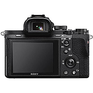Sony a7 II Mirrorless Camera with 28-70mm Lens (ILCE7M2K/B) + Bag + 64GB Card + Card Reader + Flex Tripod + Hand Strap + Memory Wallet + Cap Keeper + Cleaning Kit (Renewed)