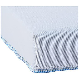 Dream On Me Starbright Breathable Fiber Crib and Toddler Mattress, Greenguard Gold Certified, Periwinkle