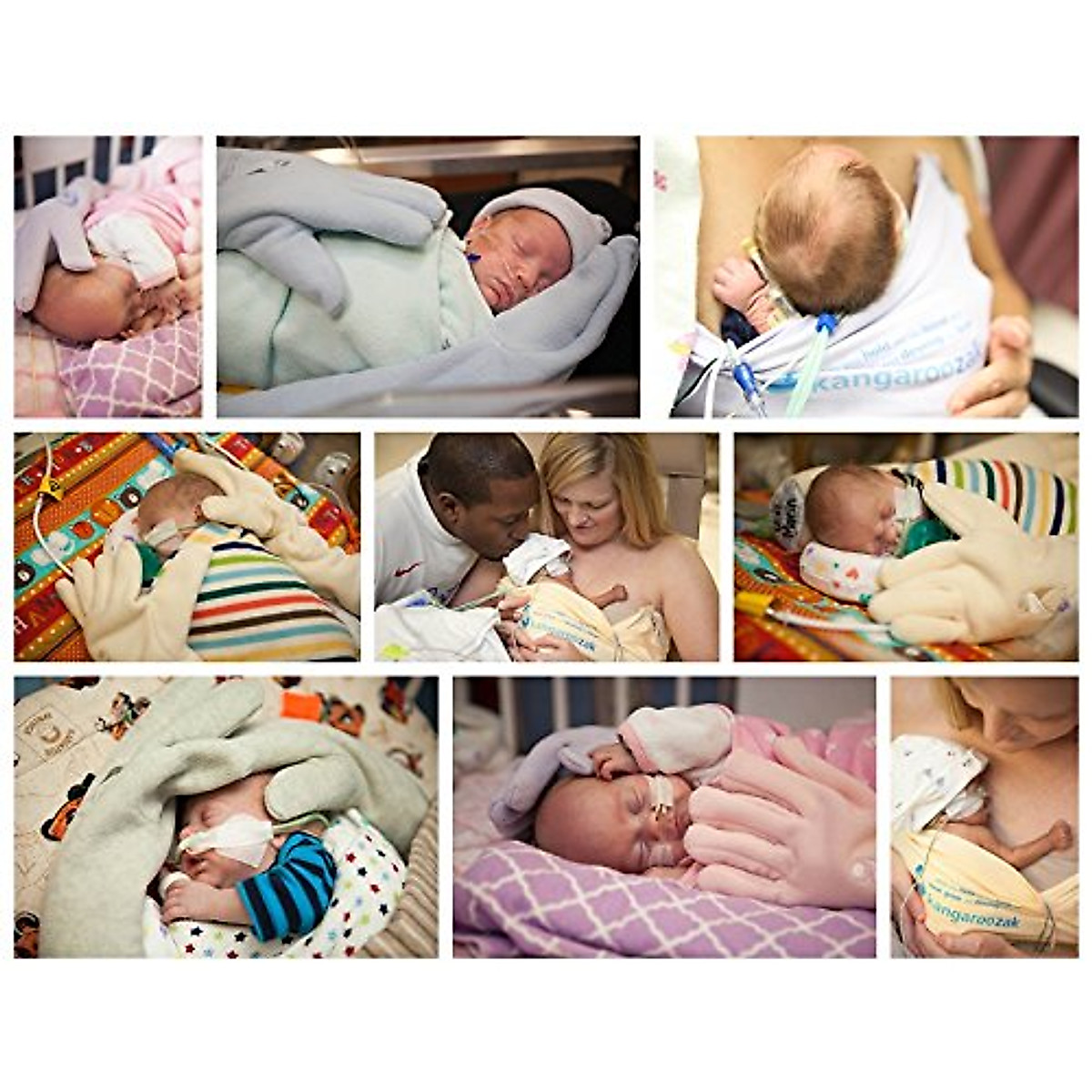 The Zaky Bonding & Positioning by Nurtured by Design - Color: Sky Blue - One Pair– Ergonomic Sleeping Support with Washing Bag- Excellent Physical & Psychological Support for Preemies & Infants