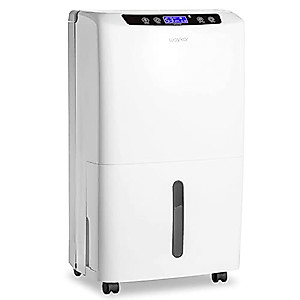 Waykar 2000 Sq. Ft Dehumidifier for Home and Basements, with Auto or Manual Drainage, 0.66 Gallon Water Tank Capacity