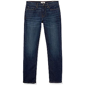 Amazon Essentials Men's Comfort Stretch Straight Slim-Fit Jean (Previously Goodthreads), Dark Blue Vintage, 32W x 28L