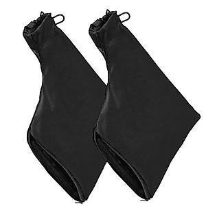 Suitable for 255 Miter Saws Black Dust Jacket Bag With Zipper And Wired Adjustable Bracket, Belt Sander Parts Diagonal Saw Miter Saw Accessories 2-piece Package