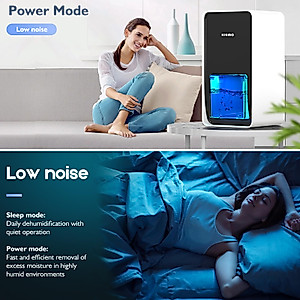 Dehumidifier for Home,Kiumo 40 OZ Small Dehumidifiers for Room, Quiet with Auto Shut Off, Portable Dehumidifiers for Bedroom (350 sq. ft), Bathroom, RV, Closet