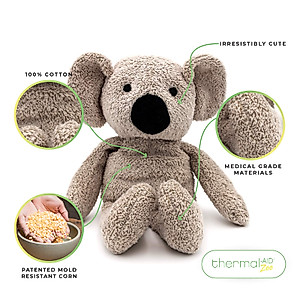 Thermal-Aid Zoo Microwavable Stuffed Animal - Plush Toy and Hot Cold Pack - Ollie The Koala