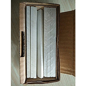 NA 27 Refills Flat Natural White Soapstone Mineral Thin Bulk Marker for Welders Textile Marking Tools, Each Perfect for Making Removable Markings on Steel Cast Iron Fabric