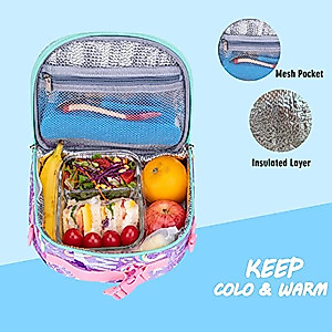 Lunch Box for Boys, Girls, Kids Insulated Lunch Bag, Perfect for Preschool, Kindergarten, Elenemtary, Cute, BPA Free, Food Safe