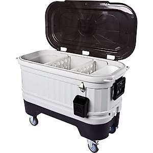 Igloo 125 qt Gray Party Bar Wheeled Cooler
