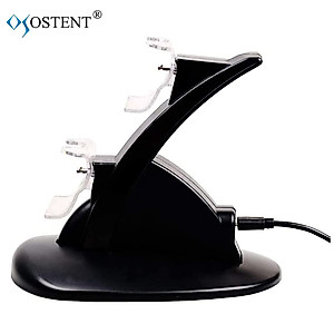 OSTENT LED Light Dual Charging Dock Station Charger for Xbox One Controller