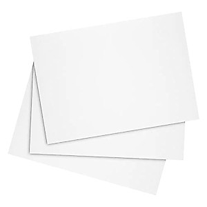 100 Pack of 3x5 inches Thick Heavyweight Index Cards on 110lb Card Stock - Perfect for Note-Taking, Studying, and Organization - Ideal for Classrooms, Office, and Home Use