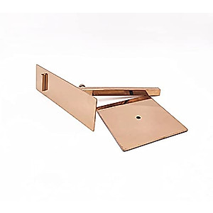 Rose Gold Stainless Steel Metal Adjustable Shoe Display Stand Holder