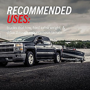 Power Stop Front and Rear KC1782-36 Z36 Truck & Tow Brake Pads and Drilled and Slotted Brake Rotors Brake Kit with Red Powder Coated Calipers For 2005 2006 Ford F250 F350