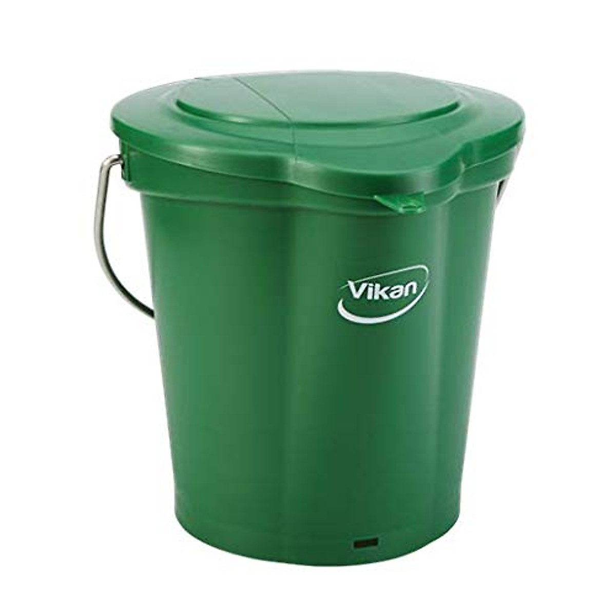 Vikan, Green Pail,1.5 gal,PP/SS, 5688