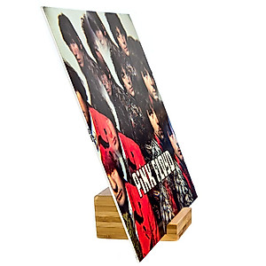 Record-Happy Vinyl Record Holder Stand – Single Album LP Display Perfect to show your Now Playing 12 inch, 7inch Records or CD’s Eco-friendly Bamboo will tastefully exhibit your collection