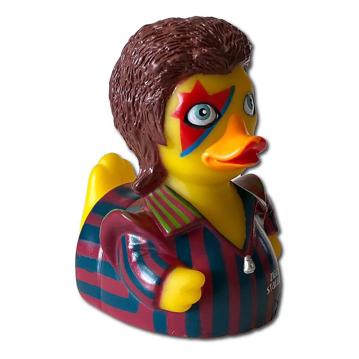 CelebriDucks - Ziggy Starduck - Floating Rubber Ducks - Collectible Bath Toy Gift for Kids & Adults of All Ages