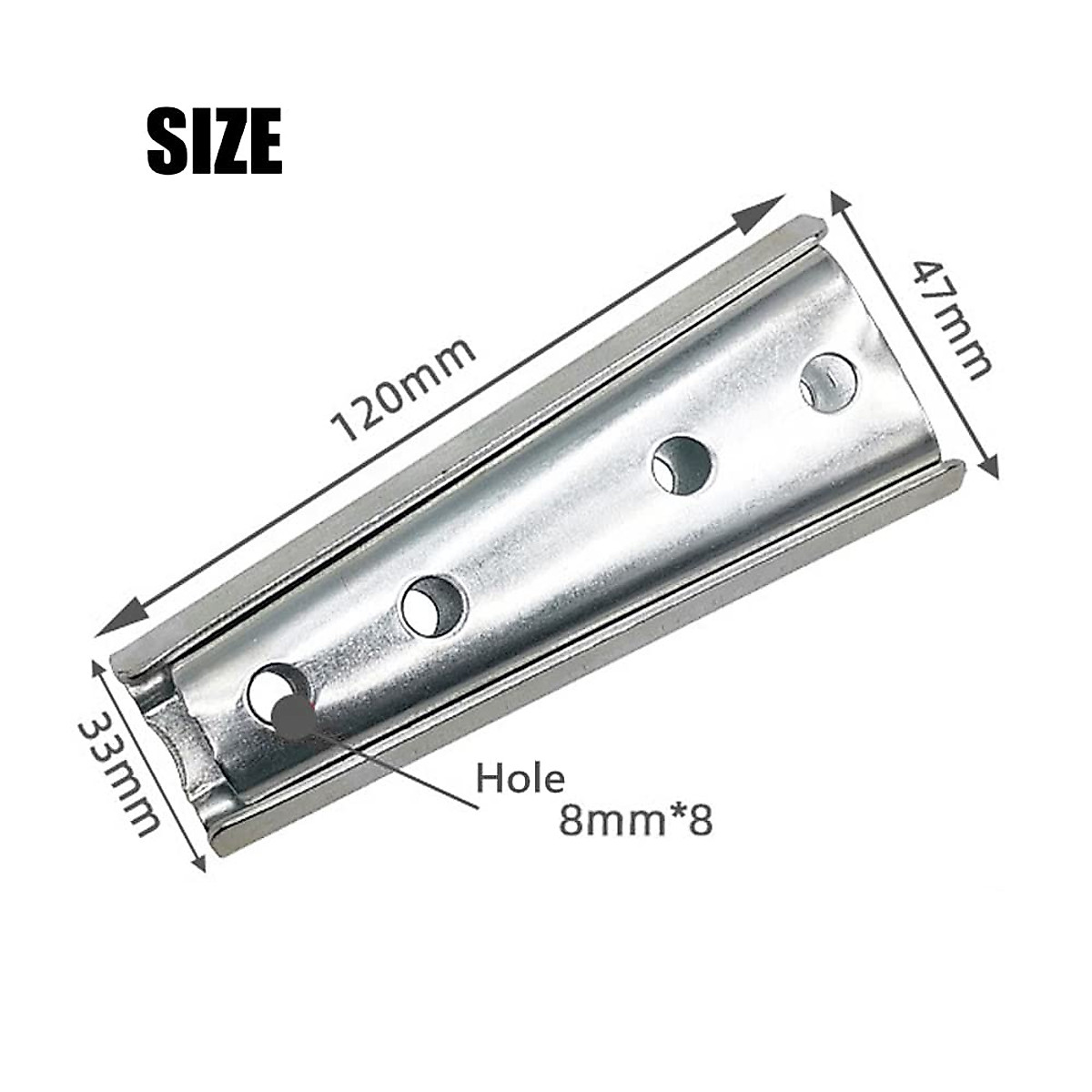 DBTHTSK Sofa Latch,Bed Replacement Parts,Heavy Duty Interlocking Tapered Hardware Accessories Furniture Connector for Sofa, Bed (2 Pairs)