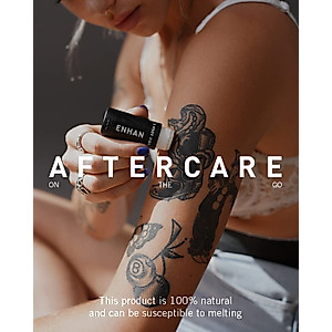 Mad Rabbit Enhance Tattoo Balm Stick-Tattoo Aftercare Brightener & Moisturizer, Clean, Color Enhancement, Fragrance-Free (.2oz)