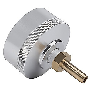 Yoursme Generator Extended Run Fuel Cap Fit for Yamaha EF2000is, EF1000is, Coleman pm2000i, Powerhorse 2000, Ai Power sua2300i Aluminum Silver