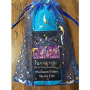 Mystic Celt Treasures- IRISH SHAMROCK SUNCATCHER -12" Irish Suncatcher, USA Handmade, Gift Wrapped, Irish, Shamrock, Ireland, Hearts, Emerald, Clover, Gift