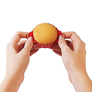 OXO Good Grips Silicone Baking Cups, Multicolor 3 oz.(Pack of 12)