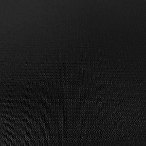 Ottertex Polyester Ripstop Fabric PU Coated 200 Denier 8.7oz 59/61" Wide Waterproof Tent Water Repellent Dustproof Airtight Inflatable Flag Tarp Cover Excellent Fabric for Kites (1 Yard, Black)