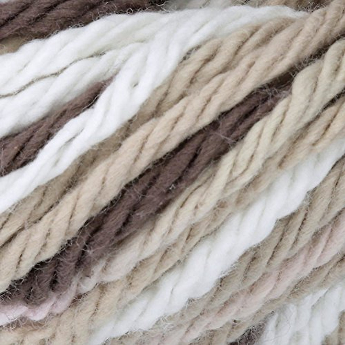Lily Sugar 'N Cream The Original Ombre Yarn, 2oz, Gauge 4 Medium, 100% Cotton, Brown - Machine Wash & Dry (10200202014)