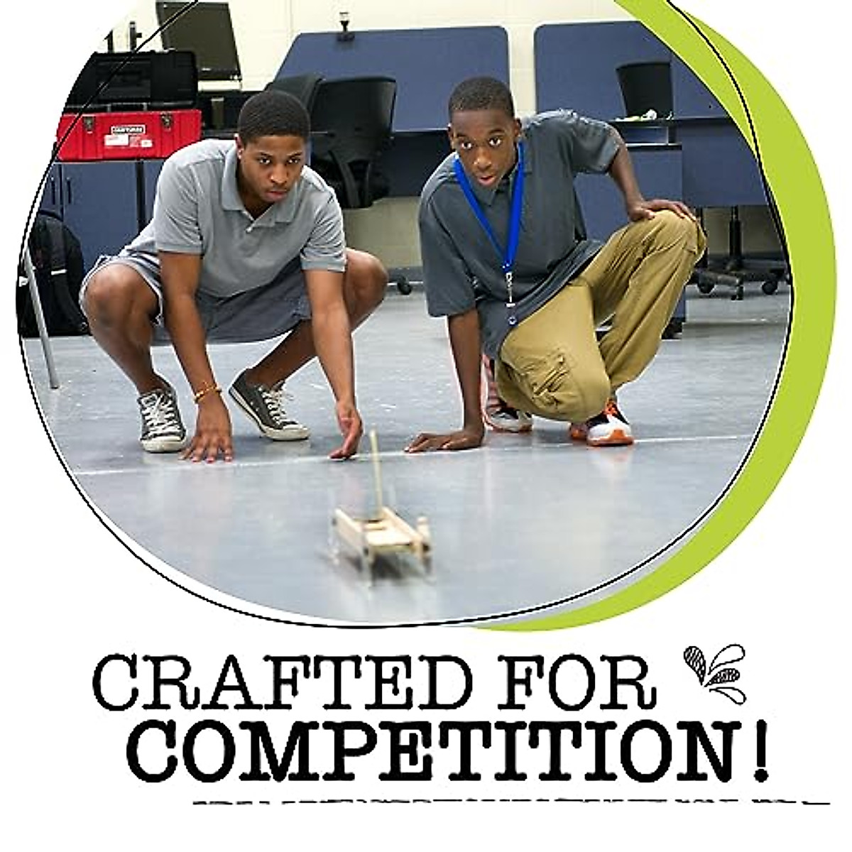 Pitsco Balsa Wood Mousetrap Vehicle Kit (For 30 Students)