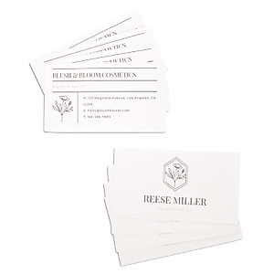 1000 Pieces Printable Business Cards, Perforated Card Stock Paper for Inkjet and Laser Printers, 10 Cards/Sheet (3.5 x 2 in)