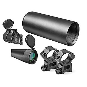 Barska AC10550 10-40x50 Extreme 30mm Scope Illuminated Reticle with Rings and Sunshade