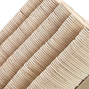 CZWESTC Wooden Ice Cream Spoons, Mini Disposable Tasting Spoons Wooden, Small Dessert Spoons, Mini Spoons for Crafts, Tasting, Sampling (3 Inch) (500)