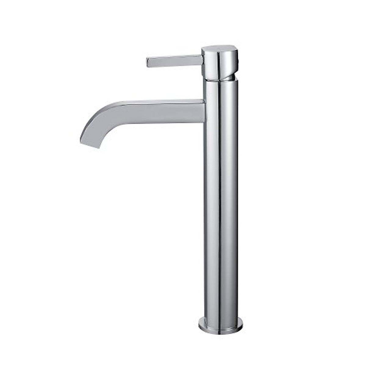 Kraus FVS-1007-PU-10CH Ramus Single Lever Vessel Bathroom Faucet with Matching Pop Up Drain Chrome