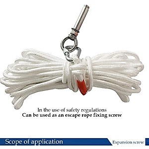 Expansion Screw, Stainless Steel Expansion Bolts, Screws, Screws, M6 Expansion Bolt - Expansion Screw Eye Bolt Anchor Bolts Concrete Screws Stainless Steel, Silver, M6x120-2pcs (Color : Silver)