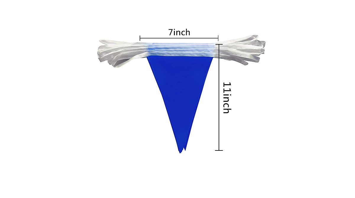 Consummate Blue Pennant Banners - Perfect for Events & DIY Decor