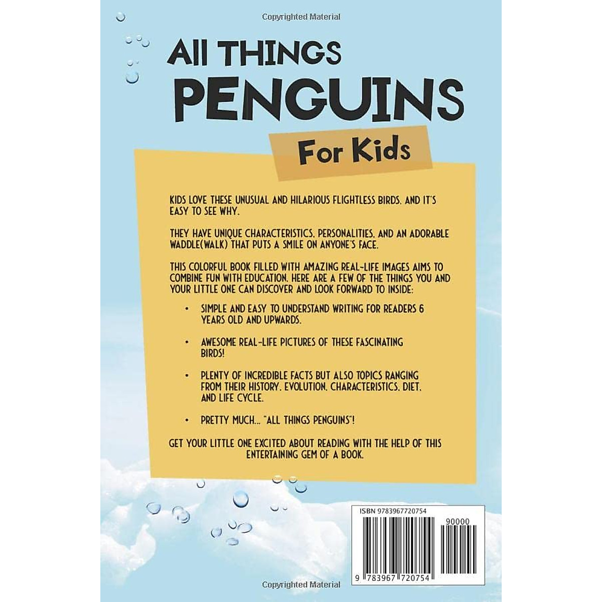 All Things Penguins For Kids: Filled With Plenty of Facts, Photos, and Fun to Learn all About Penguins