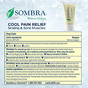 Sombra Cool Pain Relief Gel, 4 Ounce