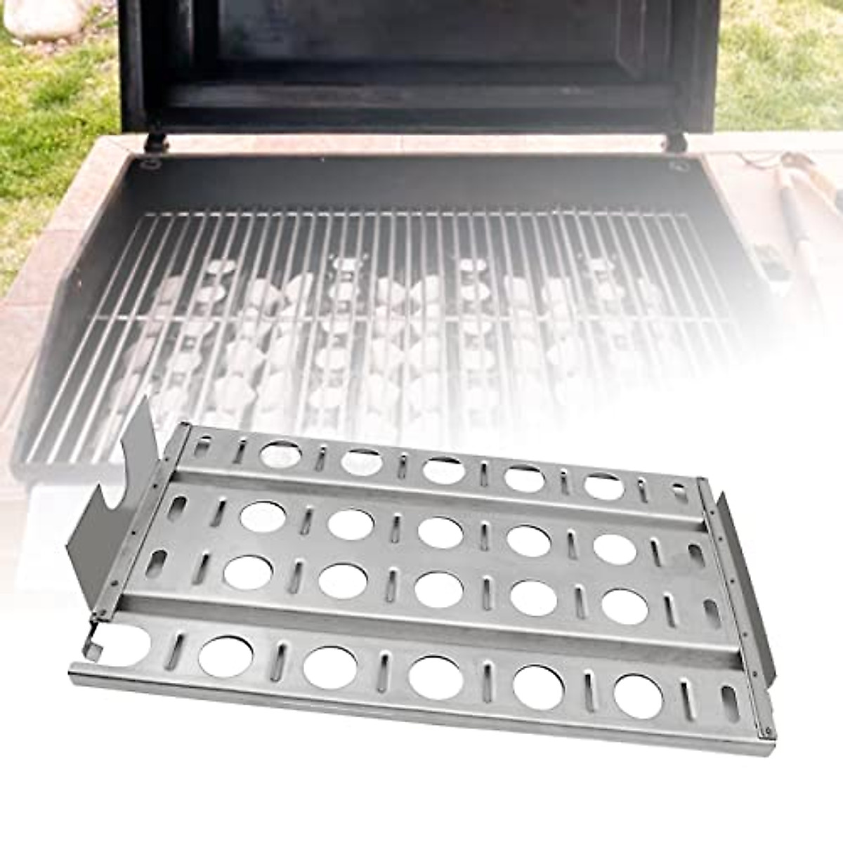 Hongso Gas Grill Heat Plates and Ceramic Briquettes Grill Bricks for Lynx L27, L30, L30PSP, L36, L42, L54, L5430, L54PS, LBQ27, LBQ36 Models