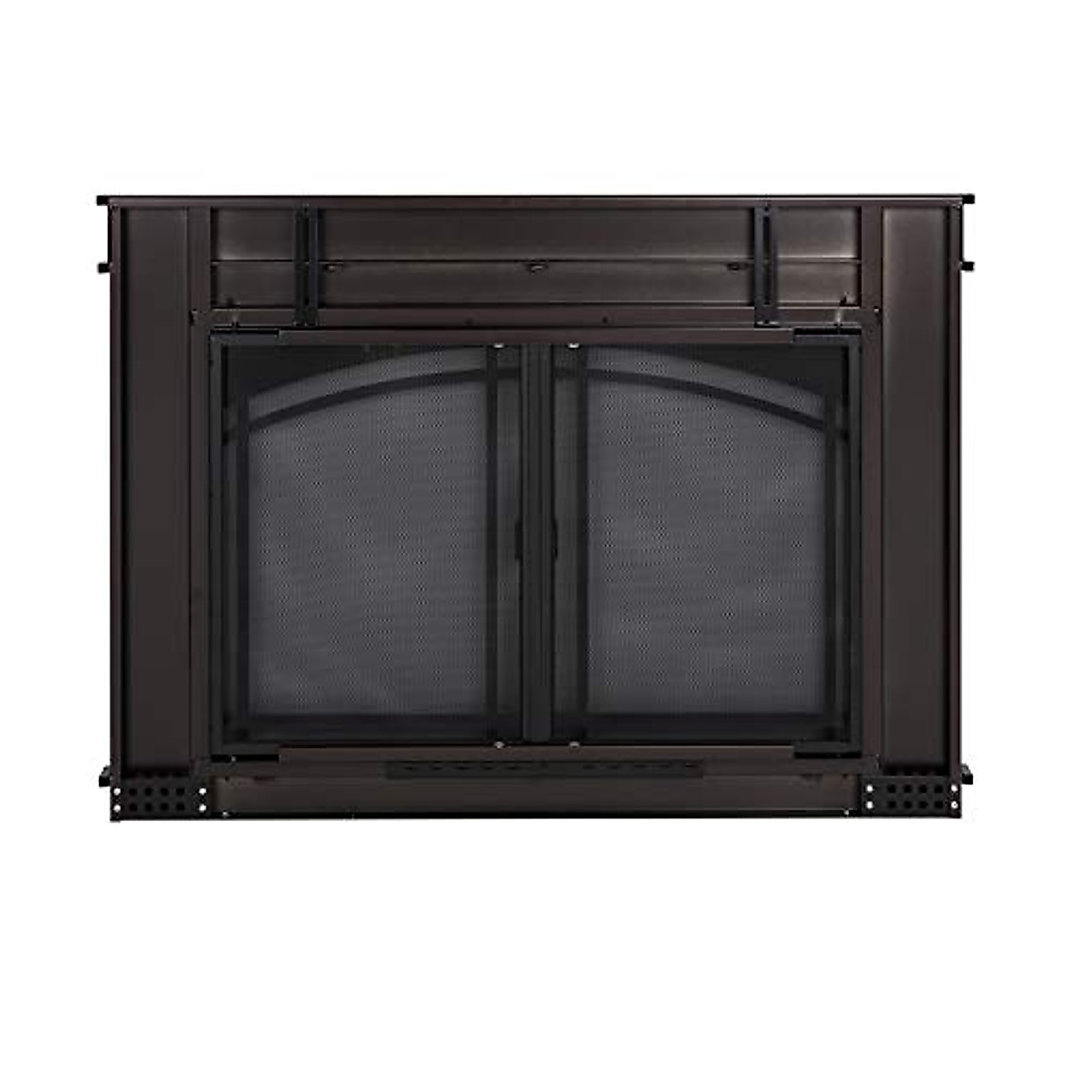 Pleasant Hearth FN-5701 Fenwick Fireplace Glass Door, Oil Rubbed Bronze, Medium