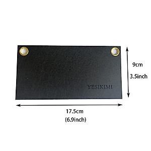 Conversion Kit Real Cowhide Leather Chain+Insert Compatible with Chanel Flap Long Wallet