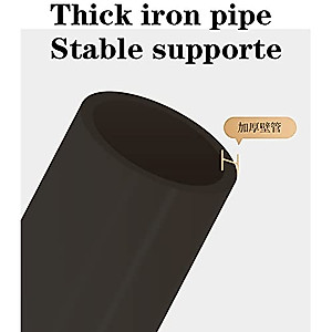 Garment Clothing Rack Standing Coat Rack Closet Rods, Metal Rolling Clothes Organizer Shelves for Hanging Clothes, Laundry Hanger Stand Wardrobe, 100×150cm ( Color : Black , Battery *1 : 100x150cm )