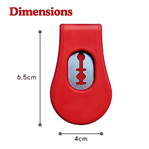 Kolibrox Magnetic Bread Lame - Dough Scoring Tool with Extractable Magnetic Design - Includes Scoring Patterns Booklet - Perfect for Kitchen & Sourdough Baking | 5 Blades