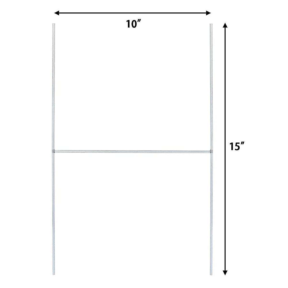 Kichwit 2 Pack Double Sided Please Slow Down Sign Plastic Yard Signs with Metal Stakes, Sign Measures 11.8 x 15.7 Inches